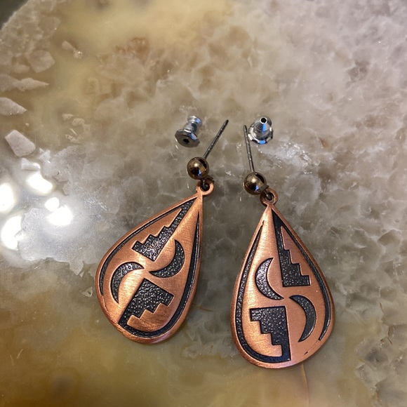 WMCO | Jewelry | Vintage Wheeler Copper Earrings 25 Guc | Poshmark